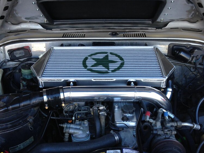 Top Mount Intercooler Kit to suit 60/61 Series Toyota Landcruiser 12HT ...