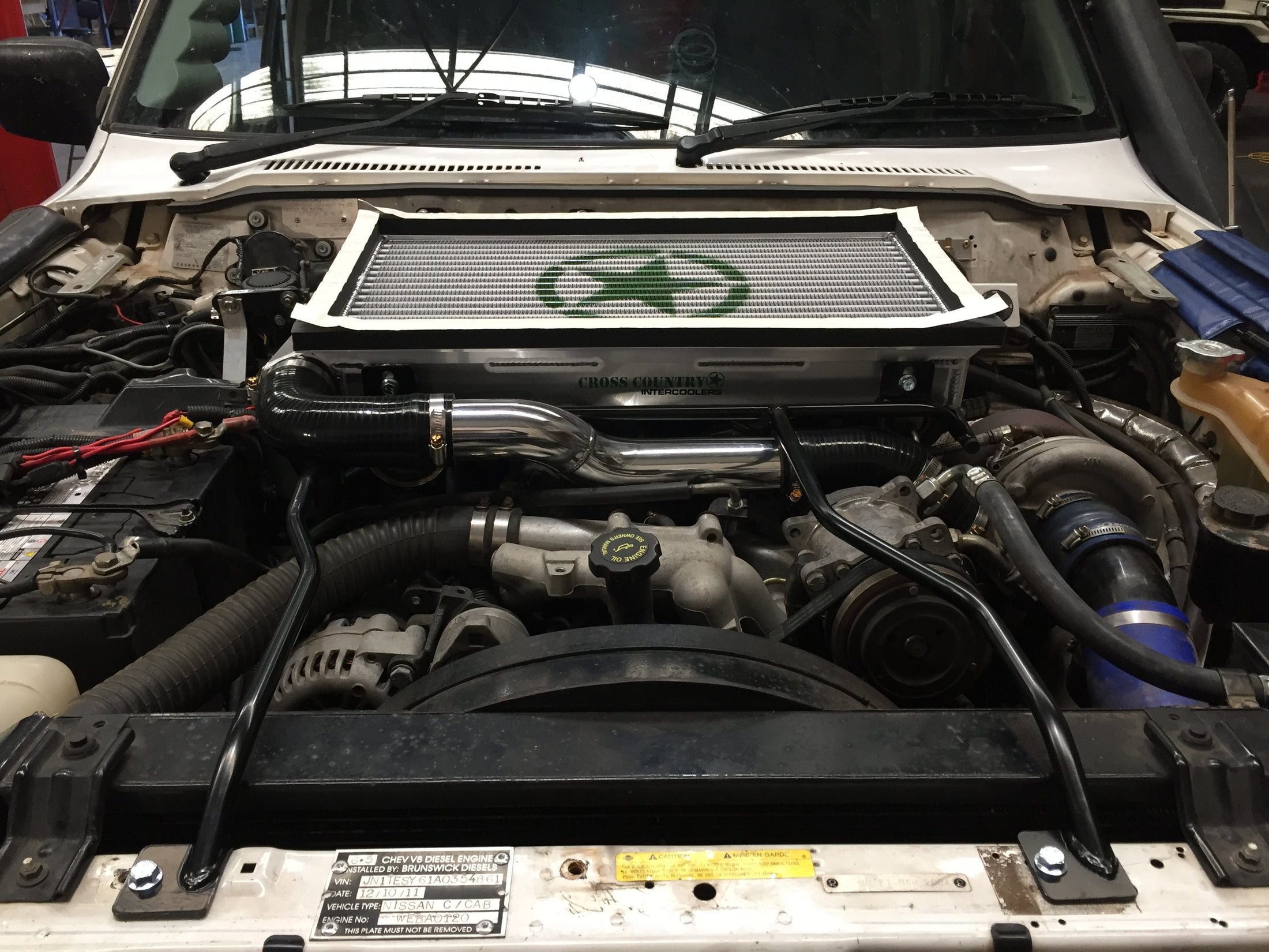 Cross Country Intercooler to suit Gu Nissan Patrol V8 Brunswick Conver ...