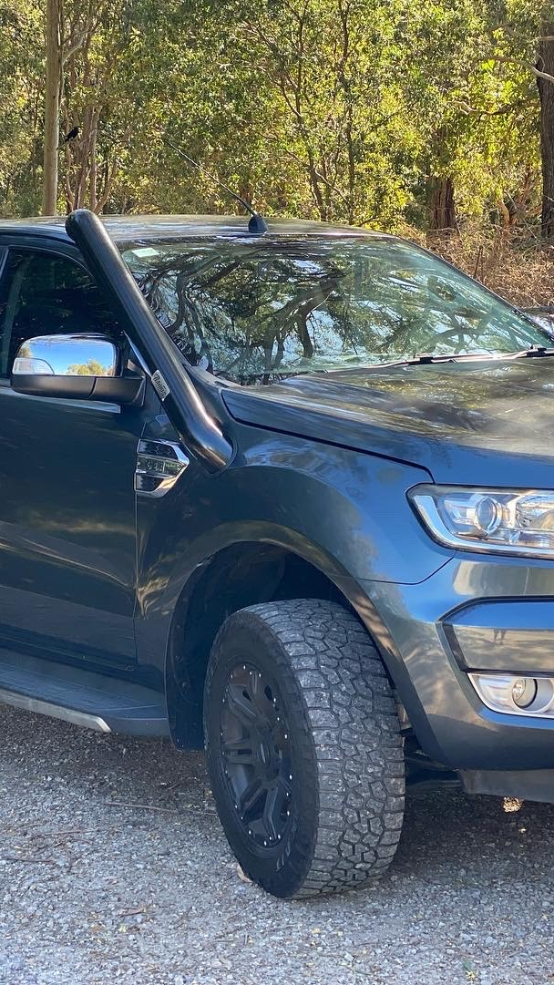 Stainless Snorkel to suit Ford Ranger PX1, PX2 & PX3 Short Entry Singl ...