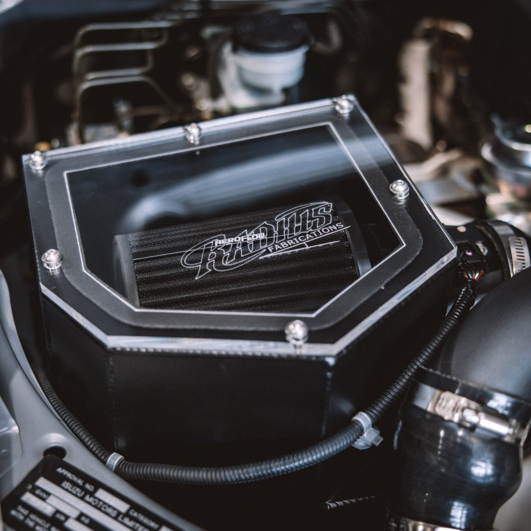Custom Air box to suit Isuzu Dmax 2012-2020 Pod Filter Style – Radius ...