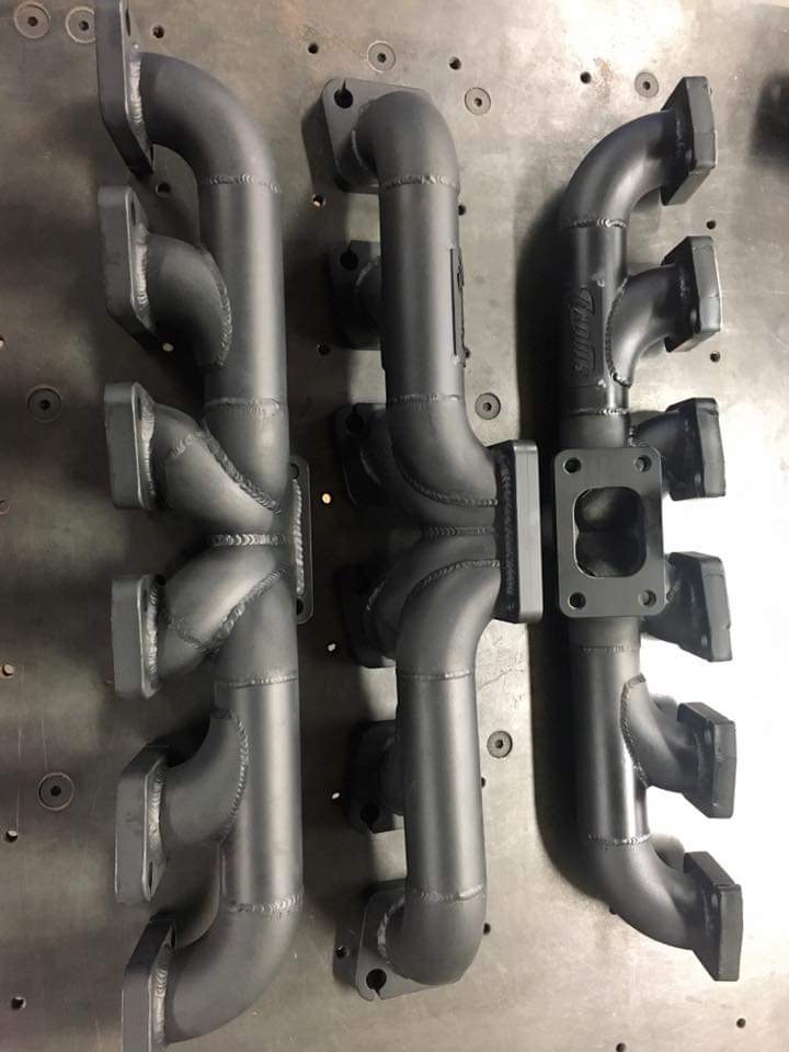 TD42 Turbo Manifold (High Merge Style) T3 – Radius Fabrications